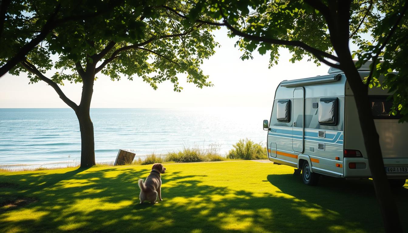Camping Mit Hund Eingezunter Stellplatz Ostsee